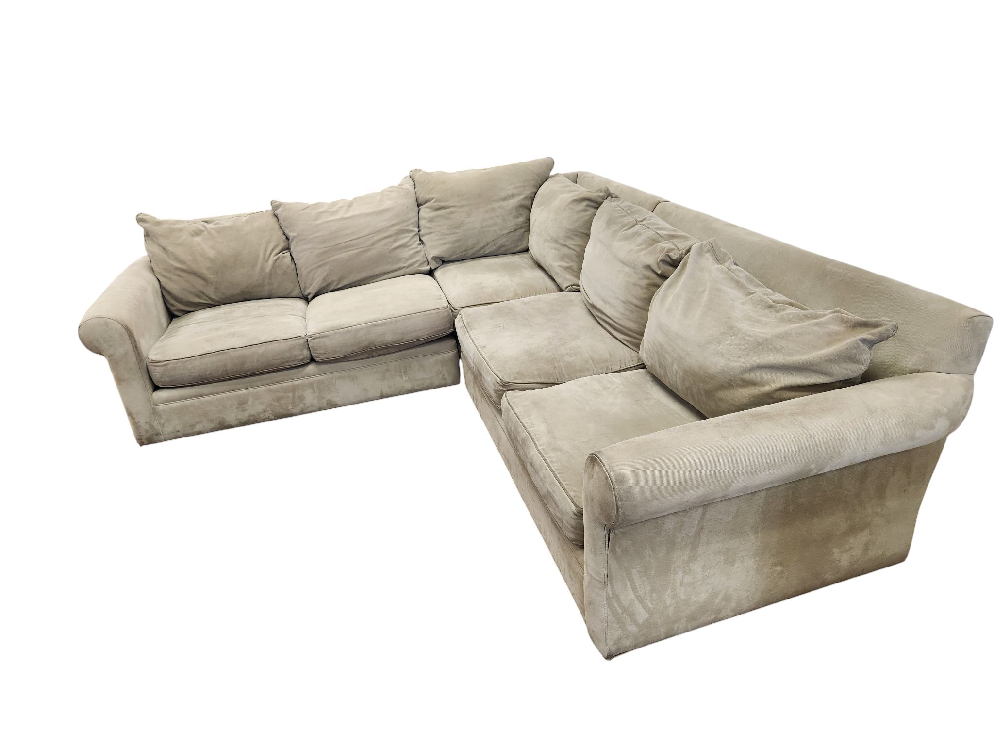 Sage Astra Fabric L-Shaped Sectional - The Good Couch